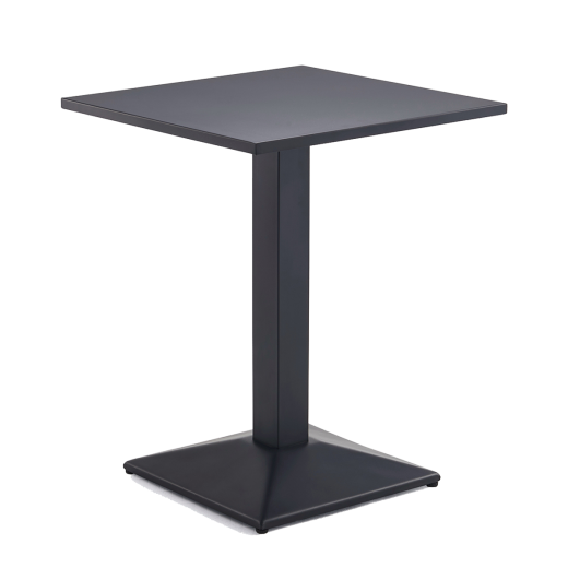 24"x 24" Black Metal Table