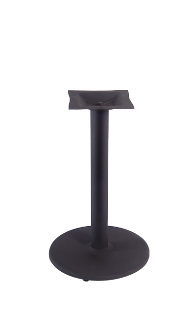 Round Easy Assembly Cast Iron 2PC Table Base 18''