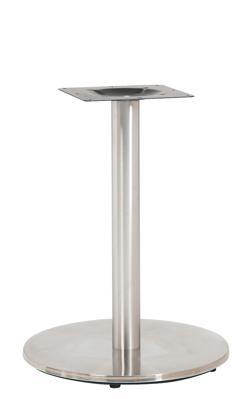 Stainless Steel Indoor Double Table Base, 23" Round