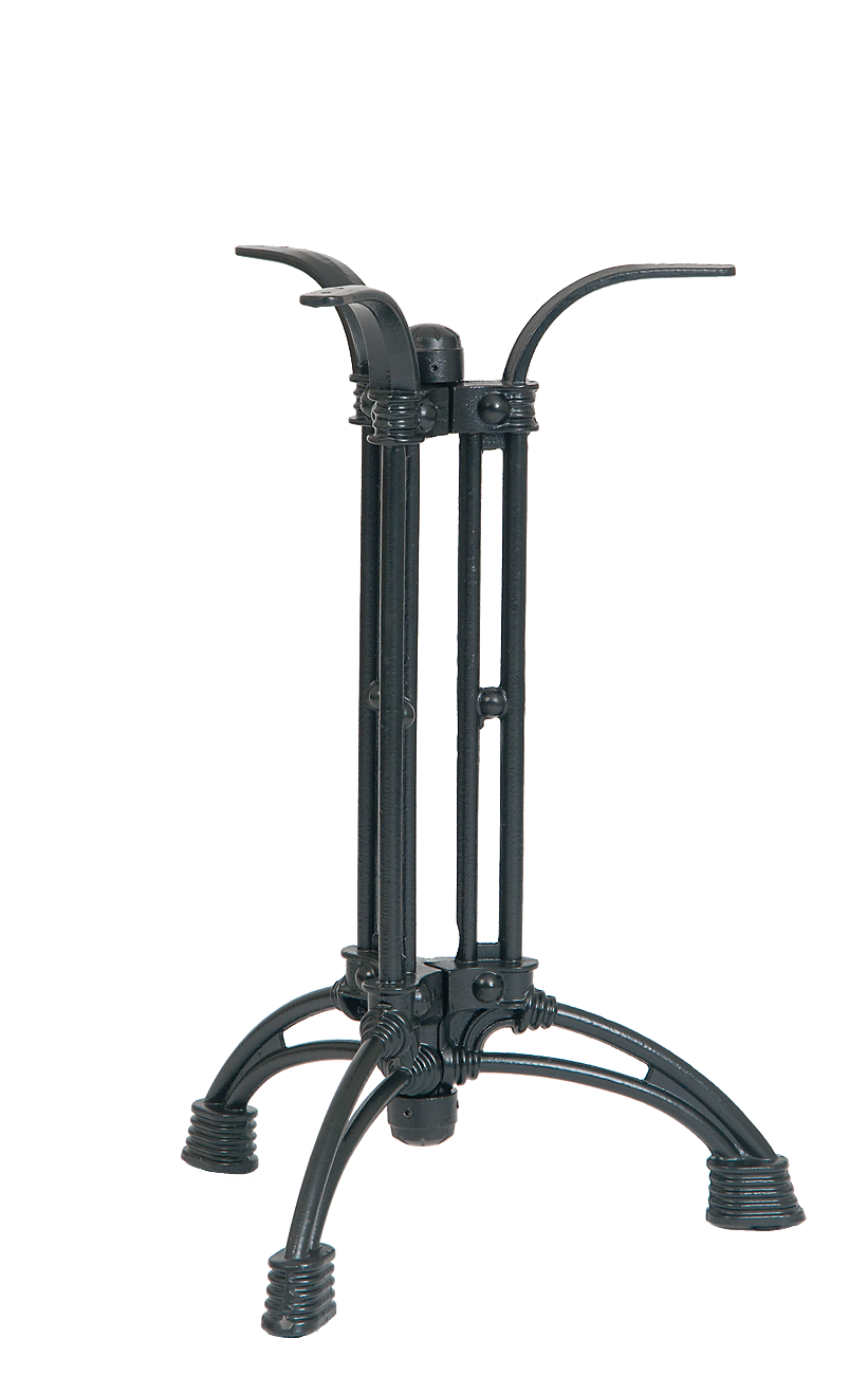 3 Prong Cast Iron Industrial Table Base - Designer Table Bases ...