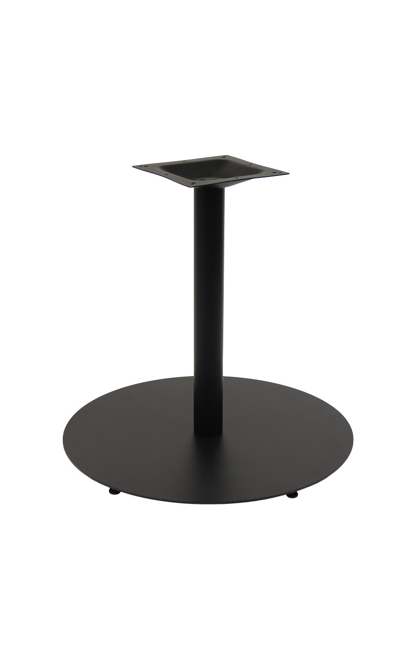 30" Round Outdoor Cast Iron Table Base in Black Finish