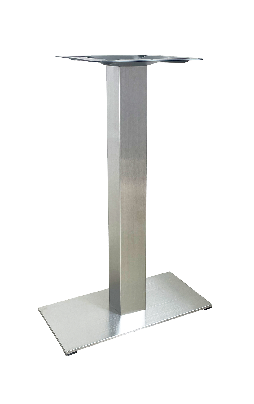 9"x 18" Rectangle Stainless Steel Outdoor Table Base