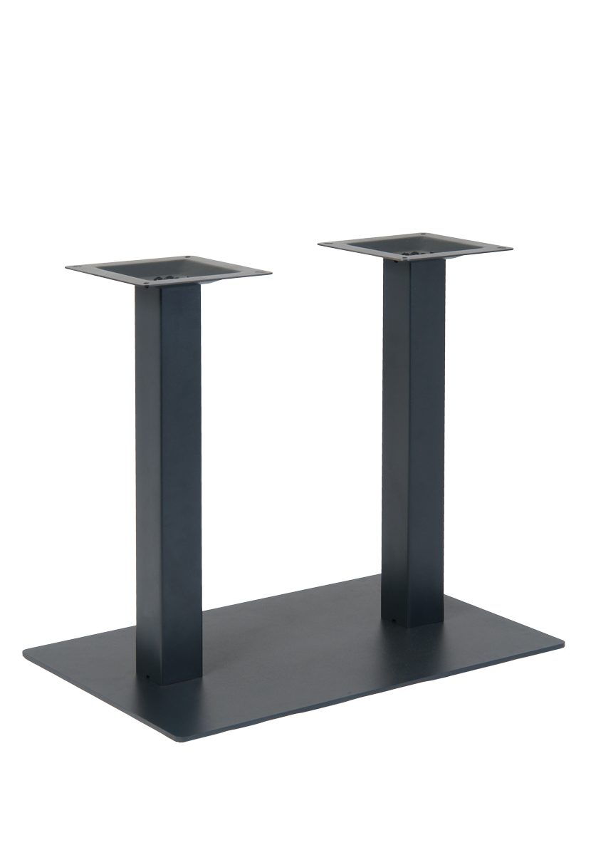 Indoor Steel Table Base in Black Finish 18” x 36"