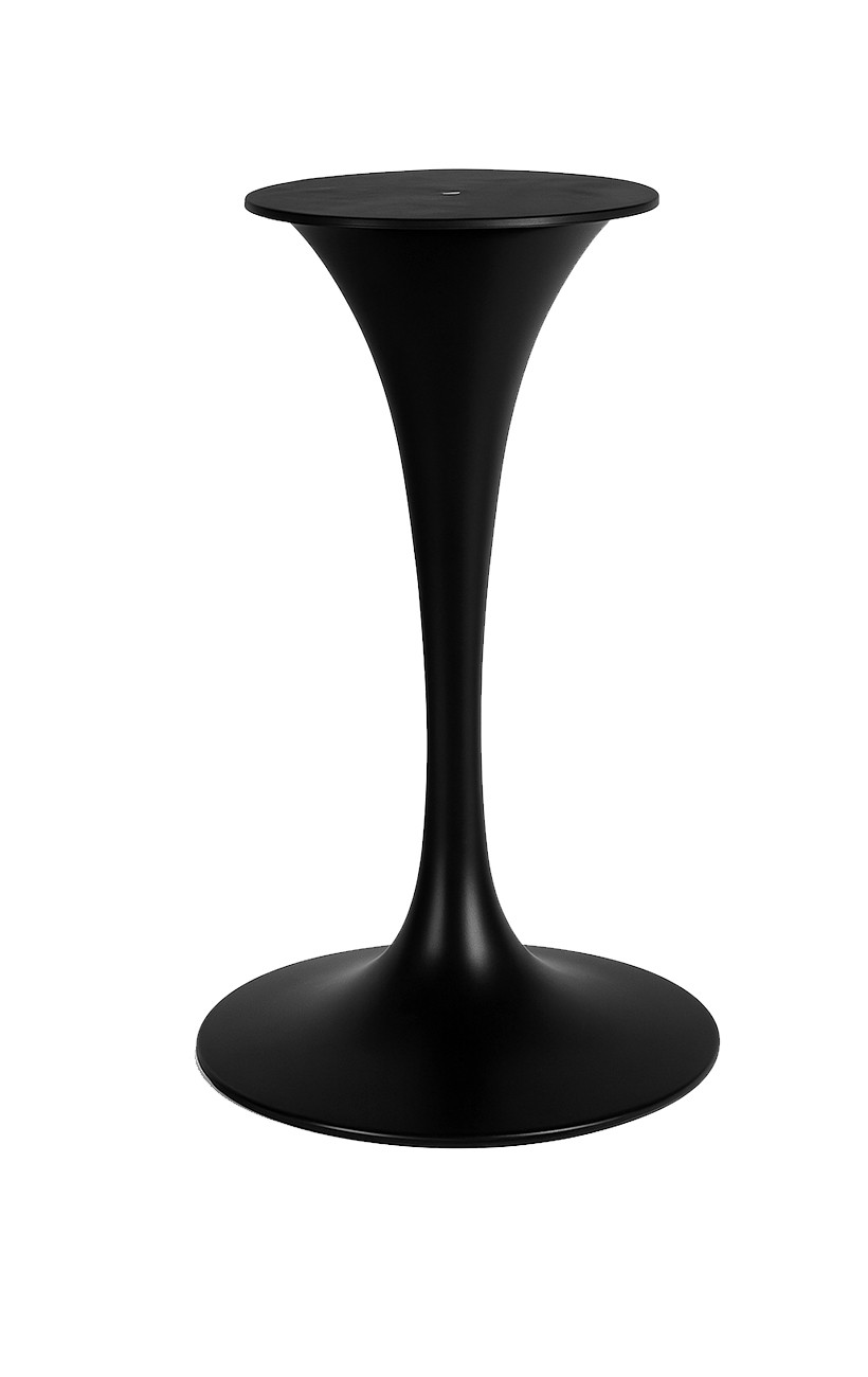 20" Round Steel Tulip Table Base, One-Piece for Indoor Use