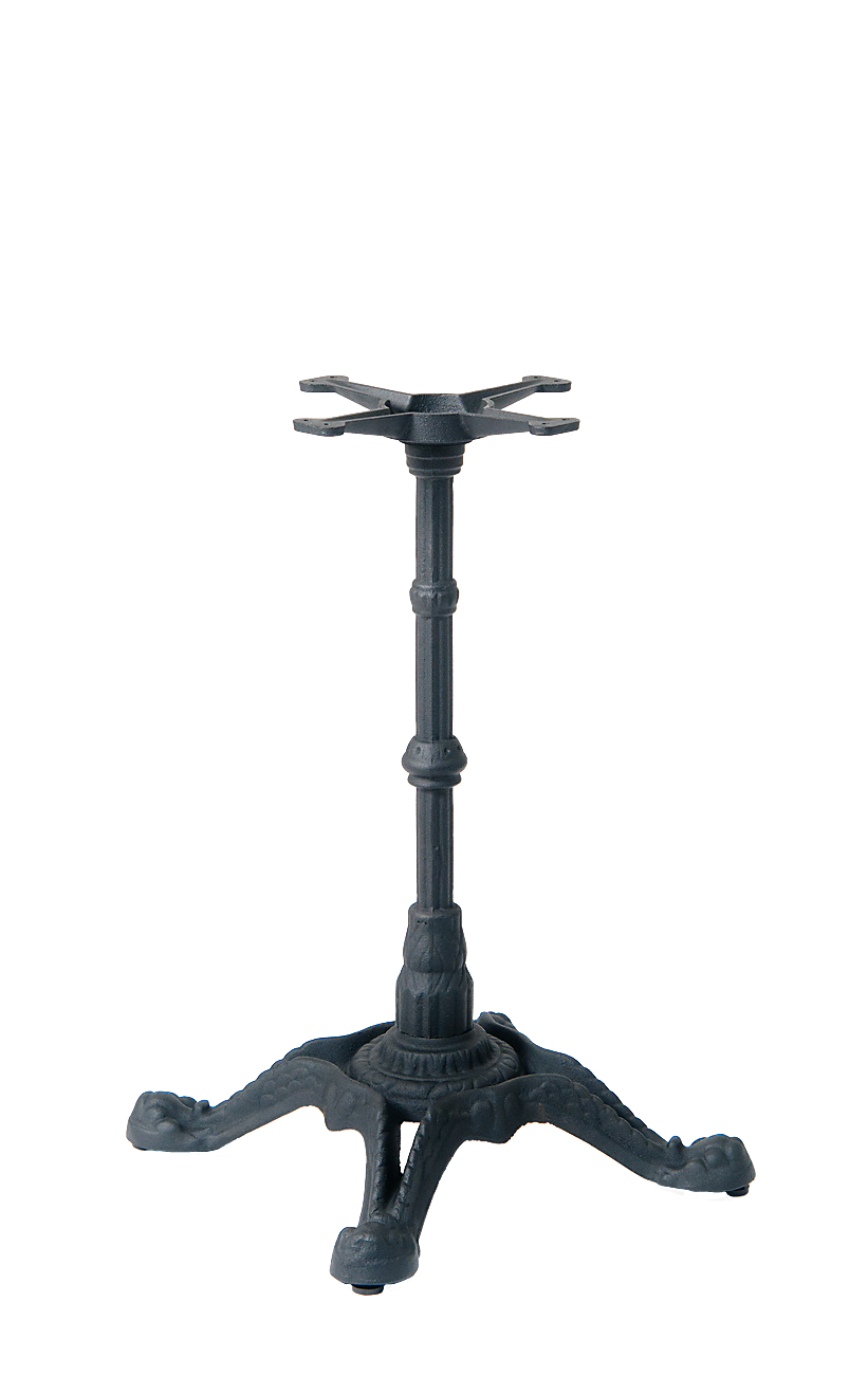 Easy Assembly 4-Prong Vintage Cast Iron Table Base