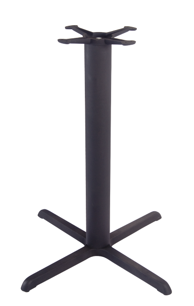 4-Prong Easy Assembly Cast Iron 3PC Table Base 36'' x 36"