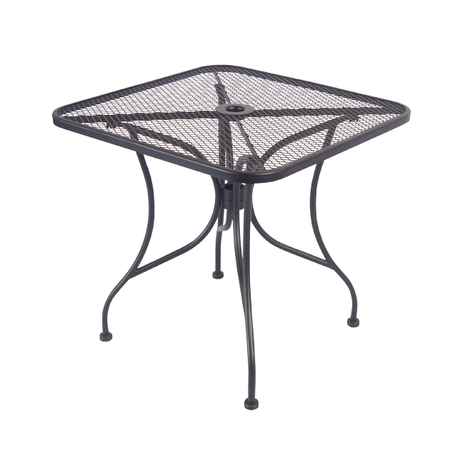 30"x30" Square Wrought Iron Table - Outdoor Tables - Restaurant Tables