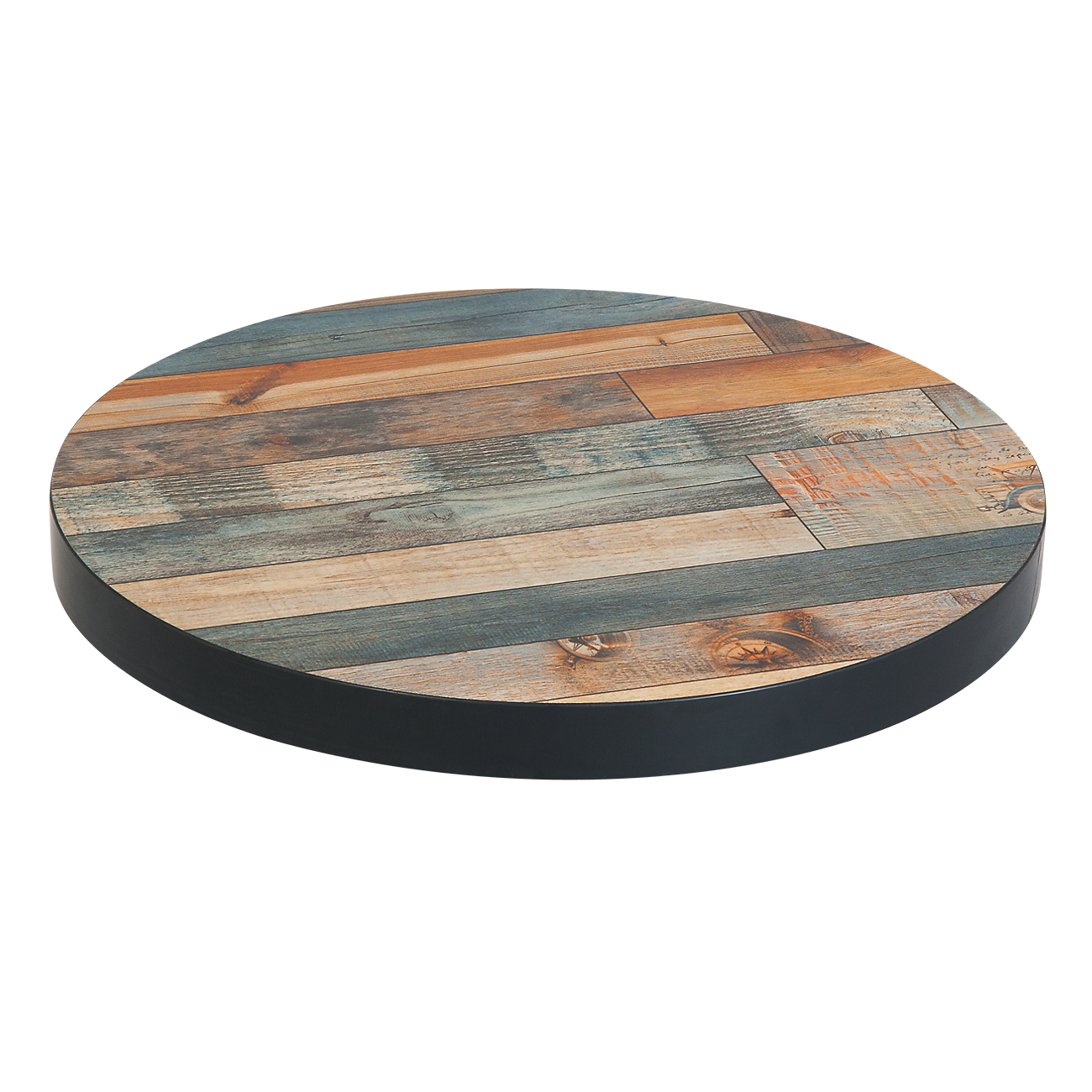 Melamine Paint Brushed Drop Edge Panel Table Top (Various Sizes)