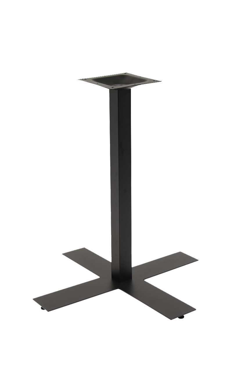 36" x 36" Outdoor Cast Iron Table Base in Black Finish