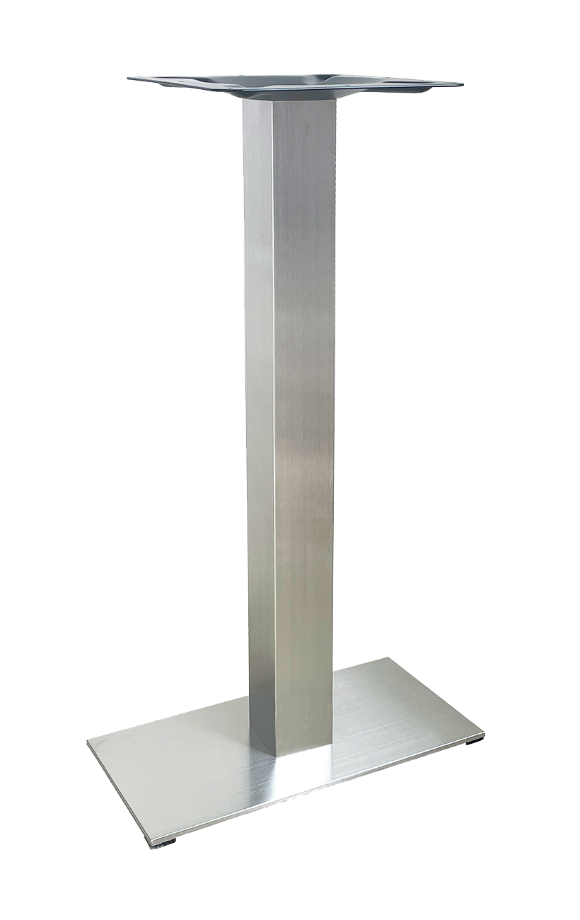 9"x 18" Rectangle Stainless Steel Outdoor Table Base