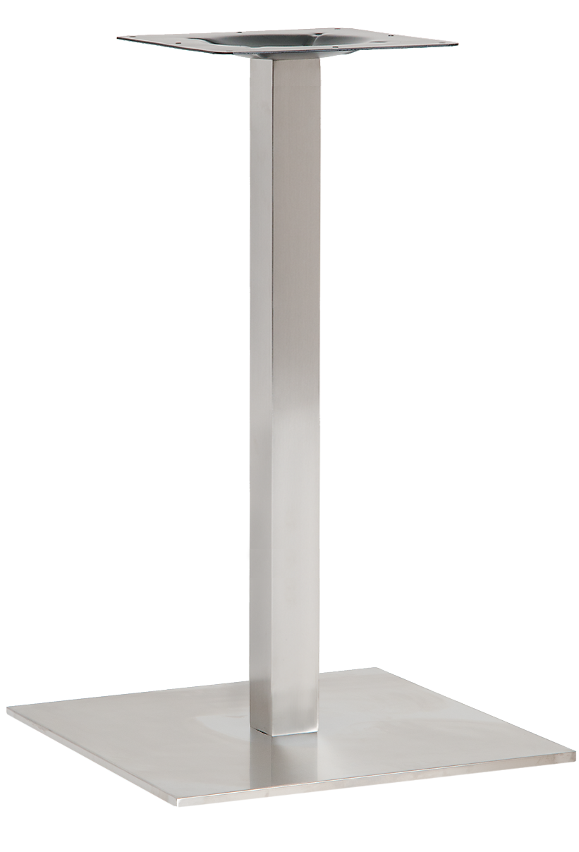 Heavy Duty Stainless Steel Indoor Table Base, 22" x 22" - Stainless ...
