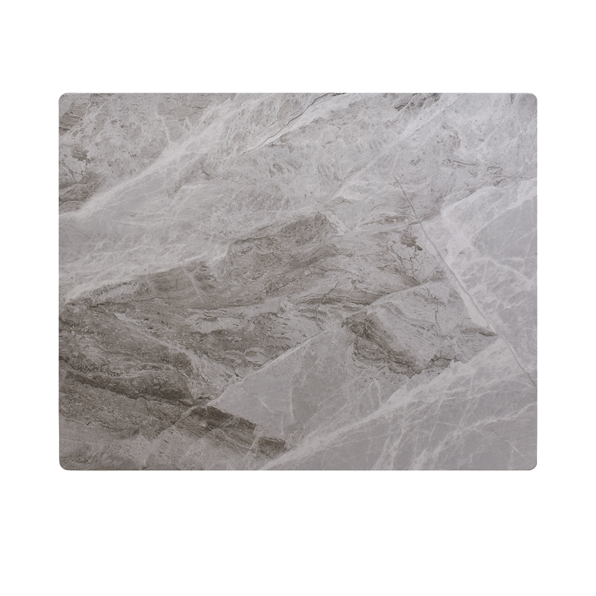 Sintered Stone Table Top in Glossy Light Gray in Various Sizes