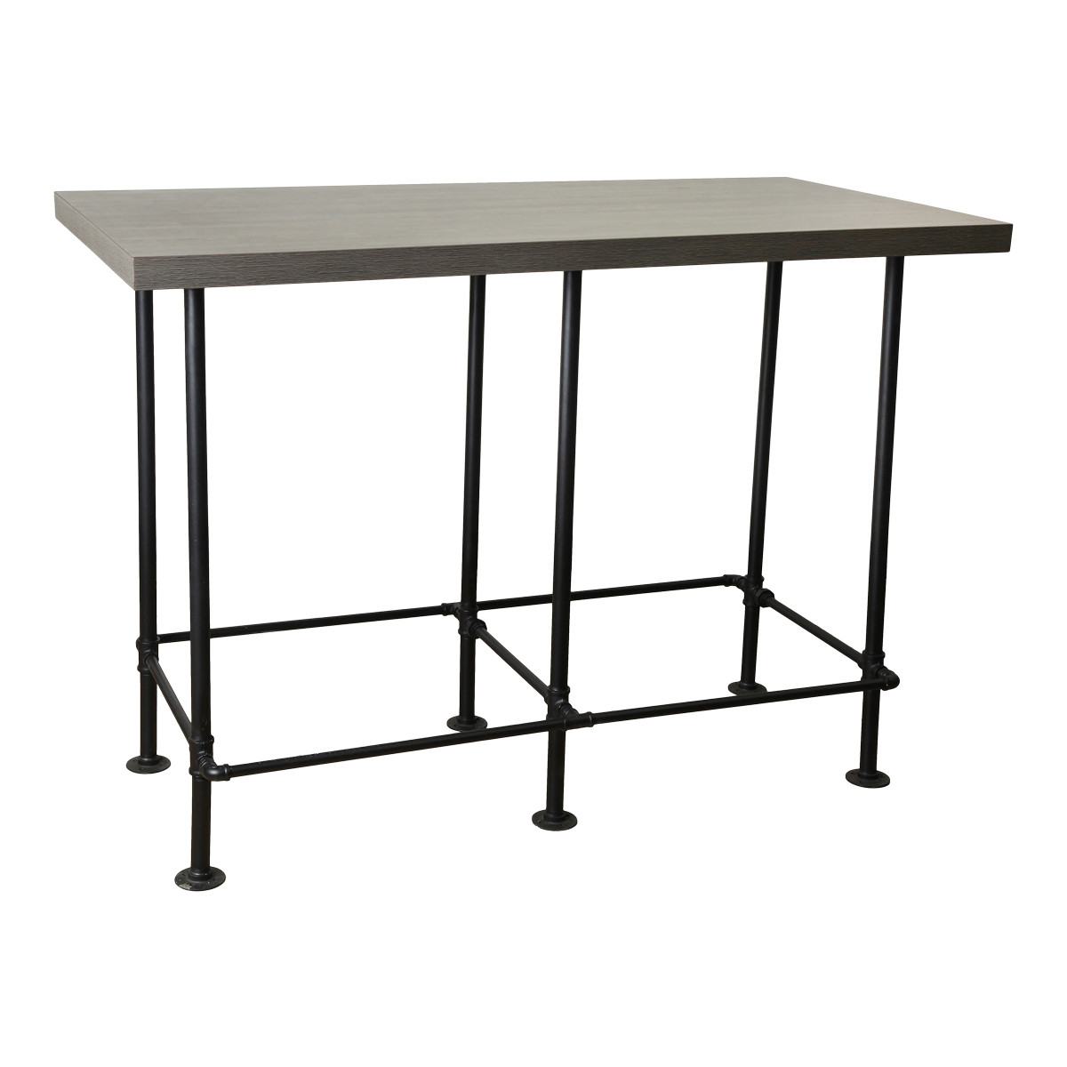 Heavy Duty Industrial Black Cast Iron Table Base with 6-Legs Pipe ...